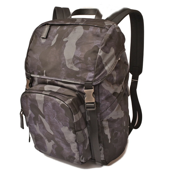 Prada | Bags | Prada Day Bag Nylon Camouflage Blue | Poshmark